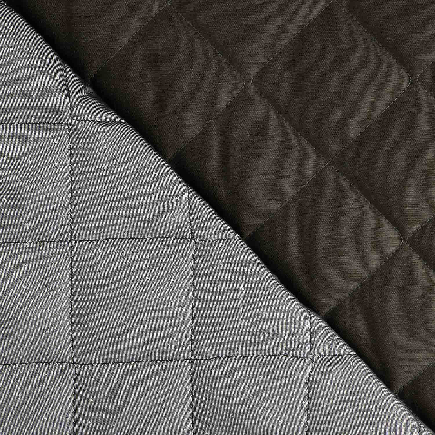 Double-sided green houndstooth twill fabric, 145 cm – Ribes & Casals