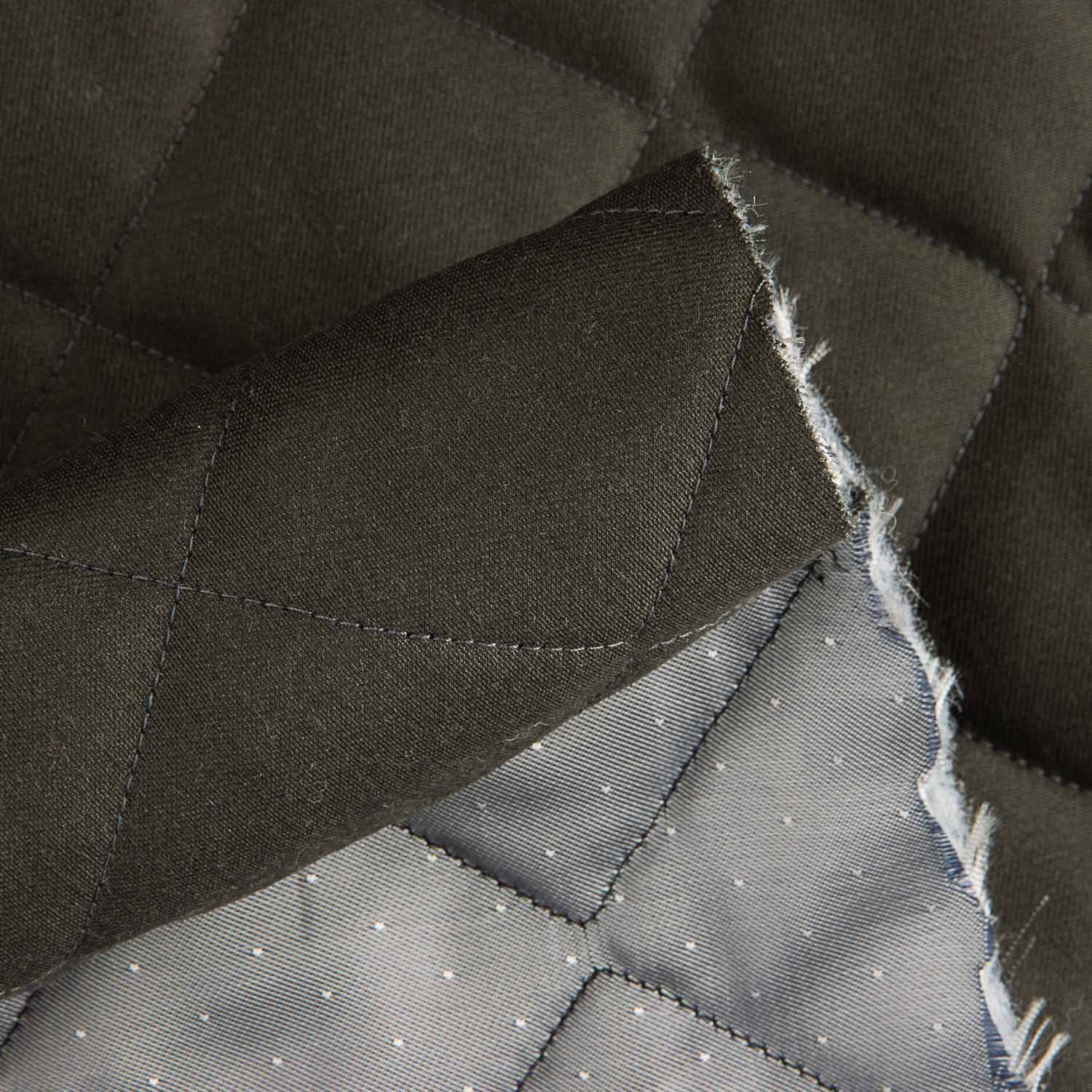 Double-sided green houndstooth twill fabric, 145 cm – Ribes & Casals